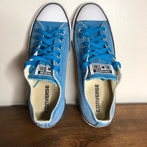Converse | Shoes | Converse Blue Chuck Taylor Sneakers 9 | Poshmark